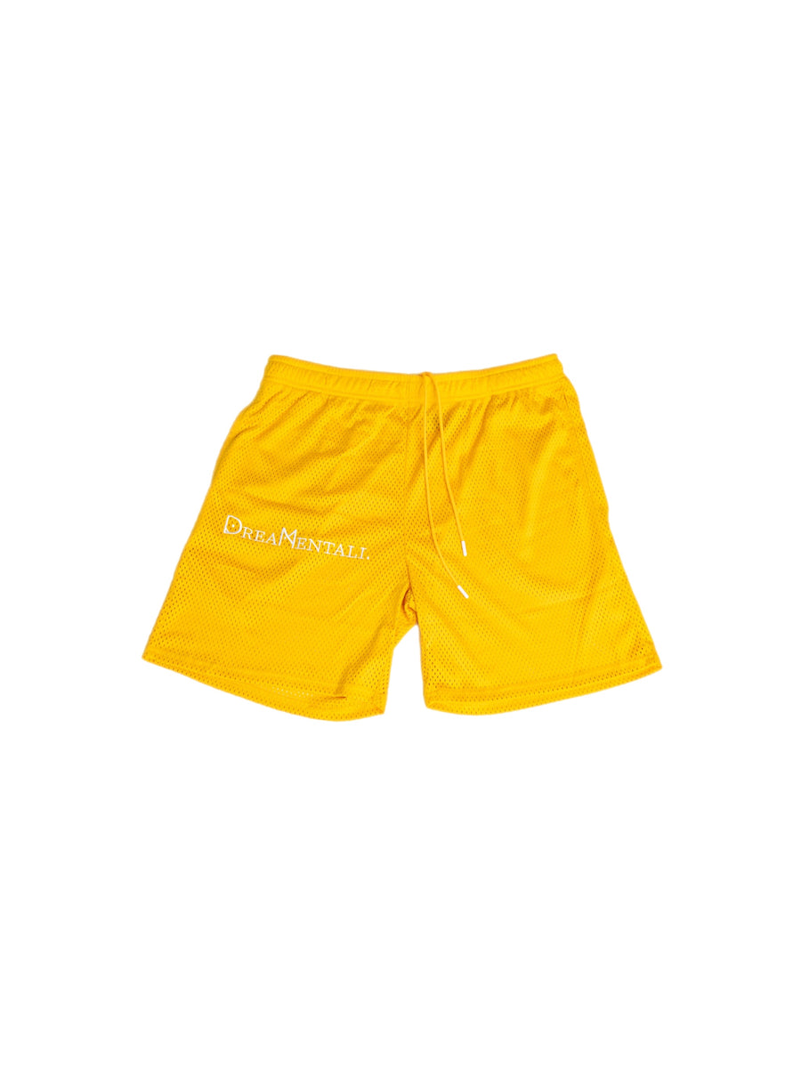 Mesh Shorts ‘Yellow’ – DreaMentali